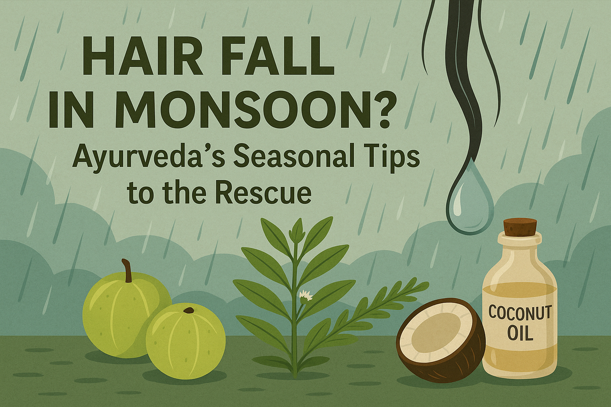 Hair Fall in Monsoon? Let Ayurveda’s Seasonal Tips Be Your Solution ...