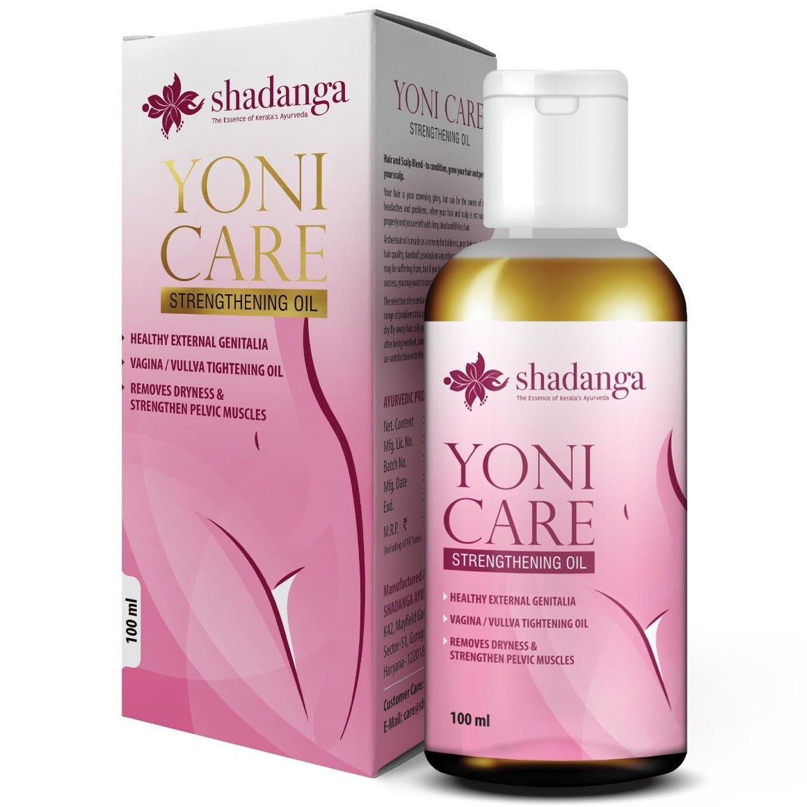 Yoni Care Uterine Oil – Vaginal Tightening & Feminine Health – shadanga